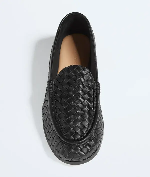Bottega Veneta Silenzio Loafers - Black