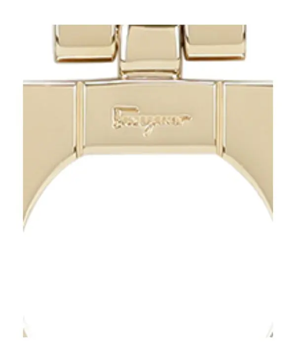 FERRAGAMO Logo Keychain - Nude