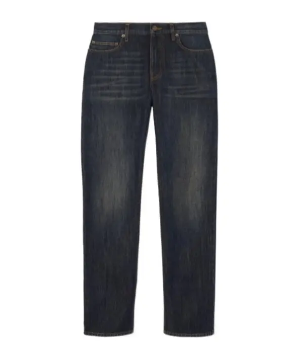 Burberry Straight-leg Slim Jeans - Medium Blue