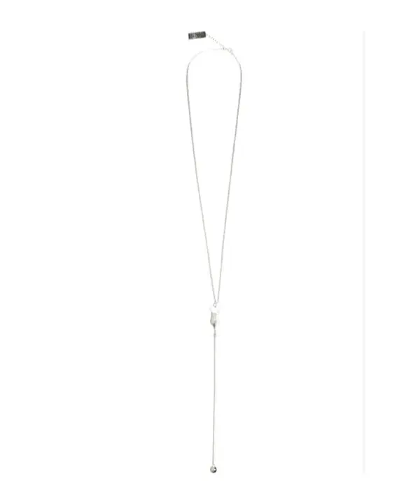 MAISON MARGIELA Cocktail Pendant Drop Necklace - Silver