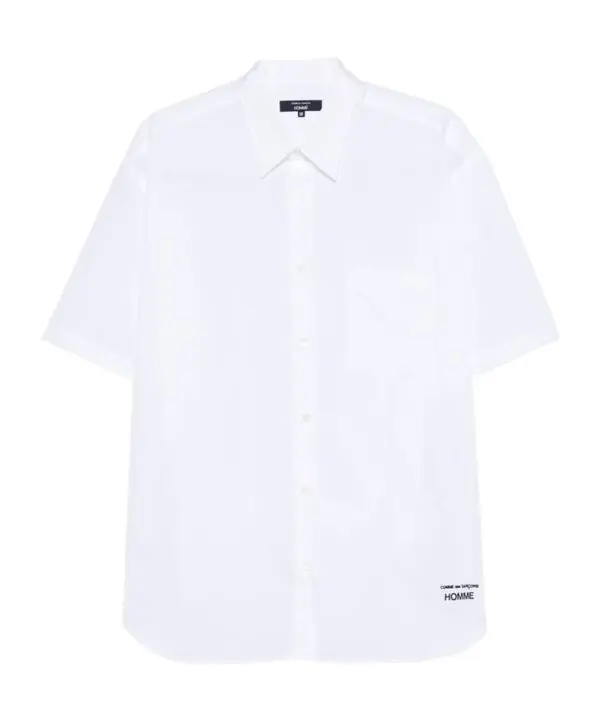 Comme Des Garçons Short Sleeve Pocket Shirt - White