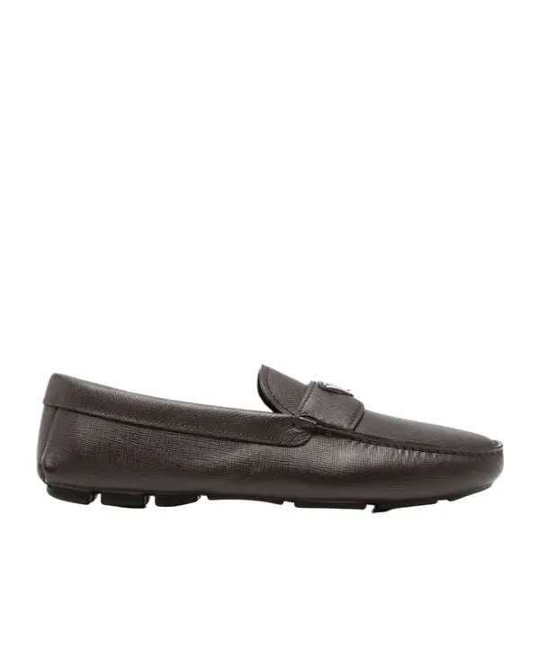 Prada Triangle-logo Loafers