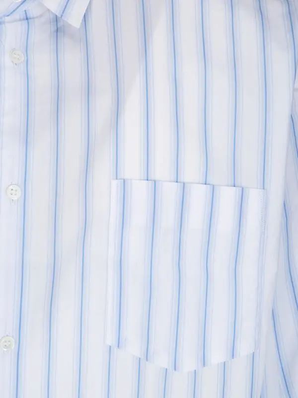Comme Des Garçons Striped Short Sleeved Shirt