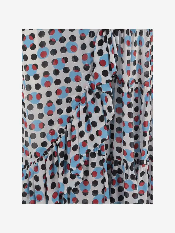 Dries Van Noten Polka Dot Maxi Dress