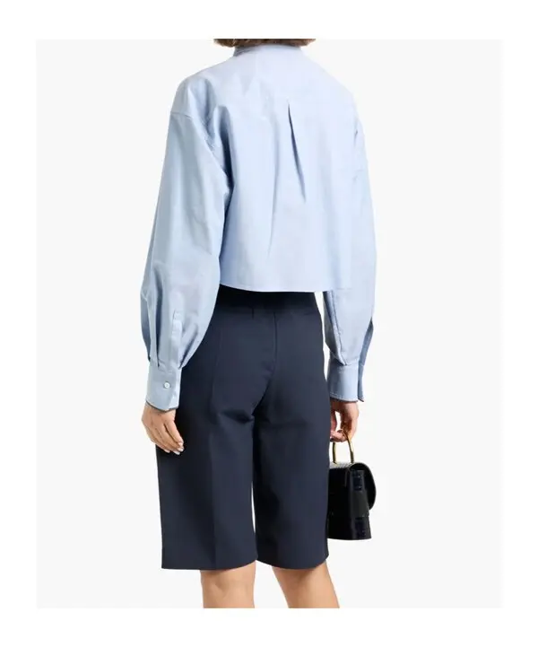 Brunello Cucinelli Cotton Cropped Shirt