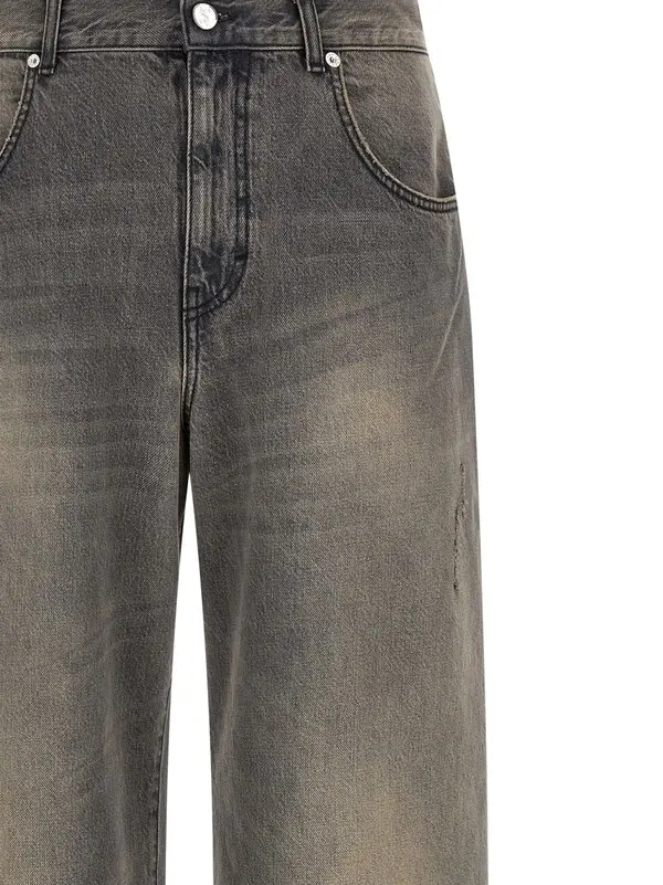 Séfr Mass Wide-leg Jeans - Black
