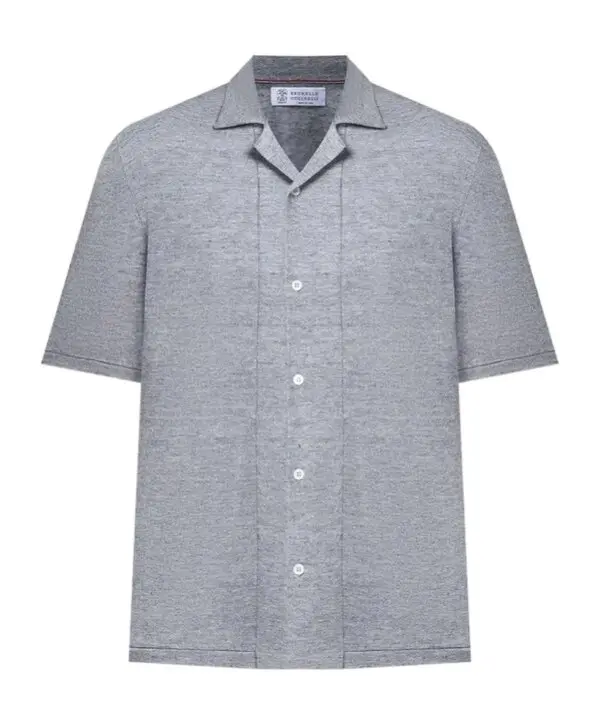 Brunello Cucinelli Short-sleeved Knitted Cardigan
