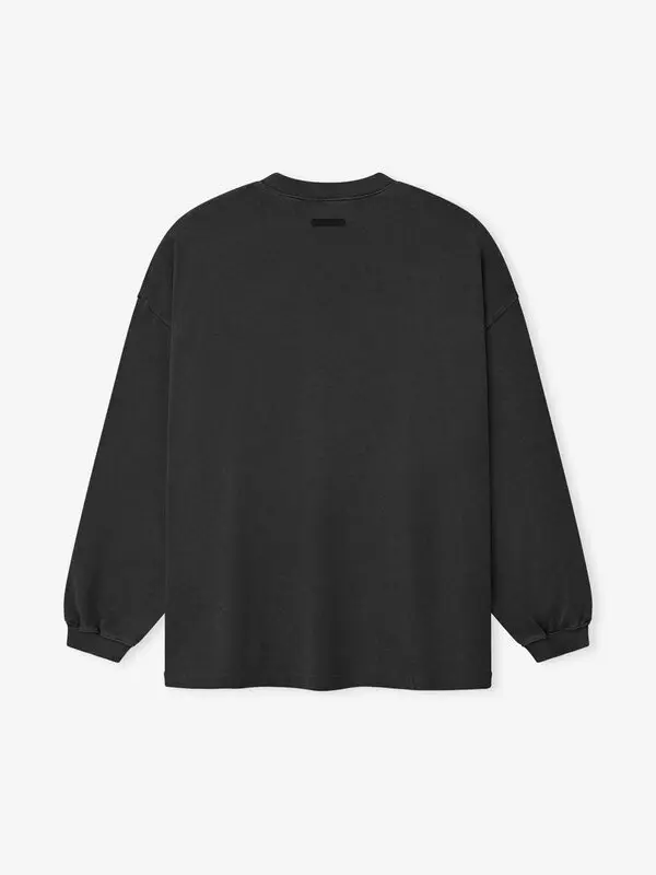 Fear Of God Campus 90s" Long Sleeve T-shirt - Faded Black