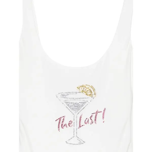Oseree Crystal Motif One-piece Swimsuit