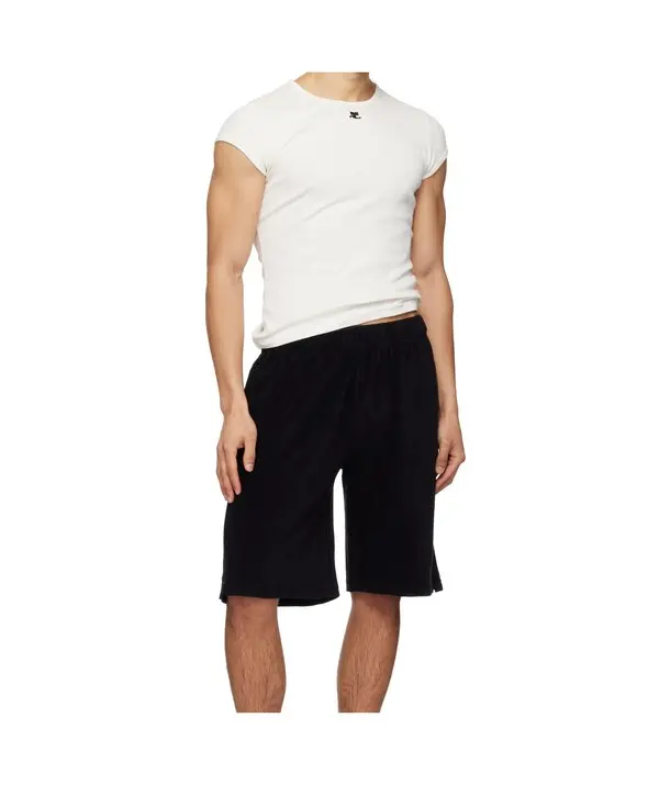 COURREGES Terrycloth Cargo Shorts