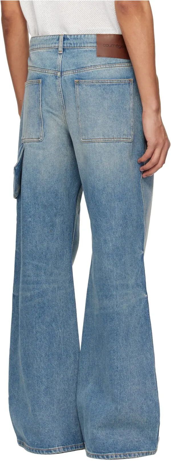 COURREGES Wide-leg Jeans - Gray