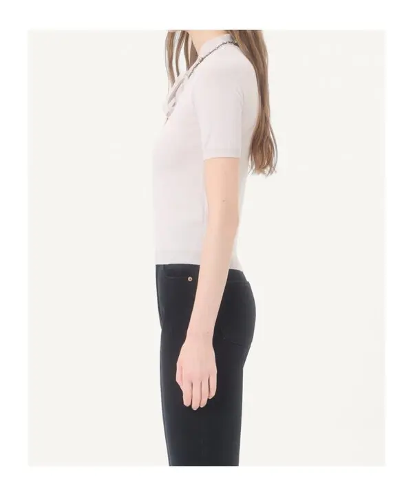 Valentino Garavani Embellished Short-sleeved Jumper