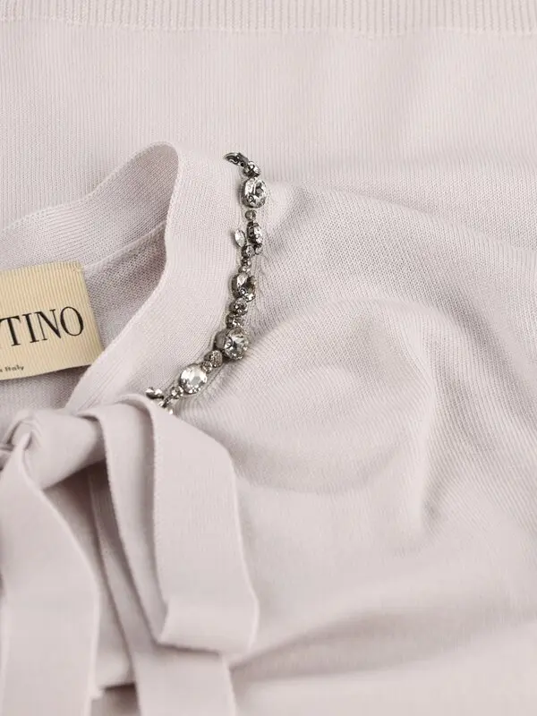 Valentino Garavani Embellished Short-sleeved Jumper