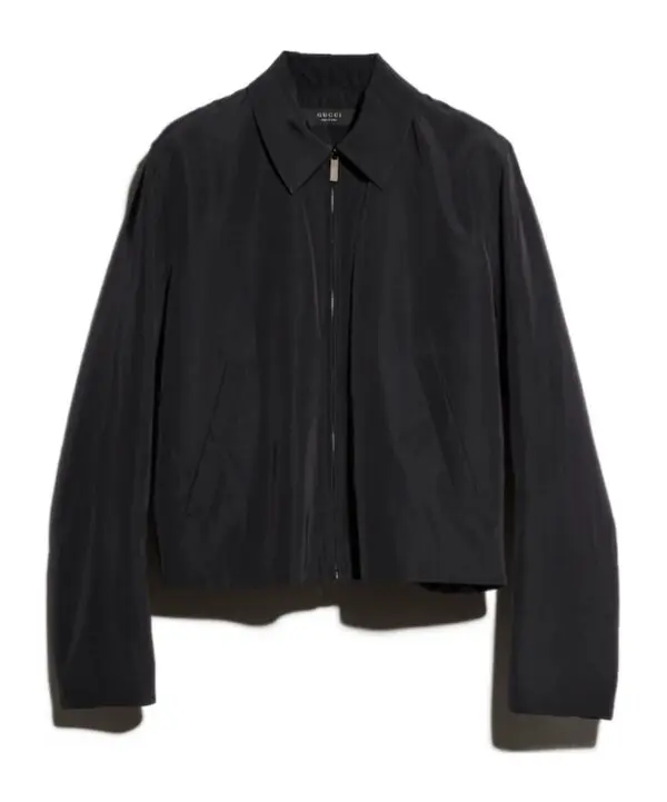 Gucci Zip-up Faille Jacket