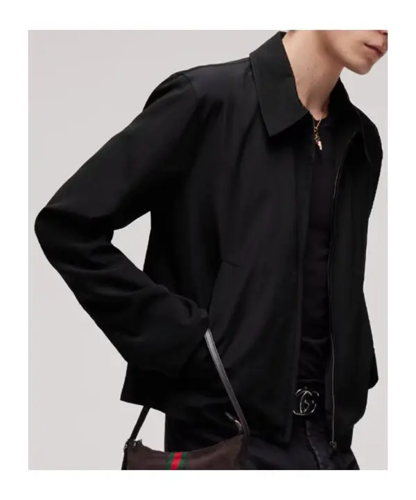 Gucci Zip-up Faille Jacket