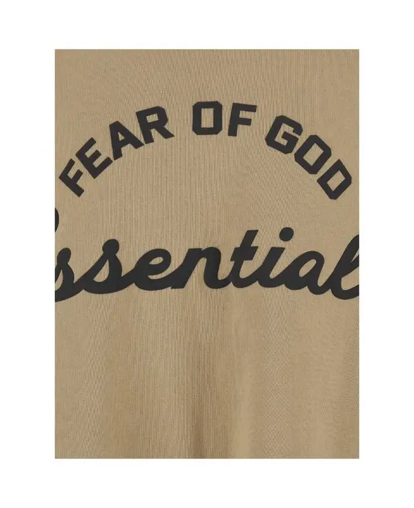 Fear Of God Logo Oversized T-shirt - Nude