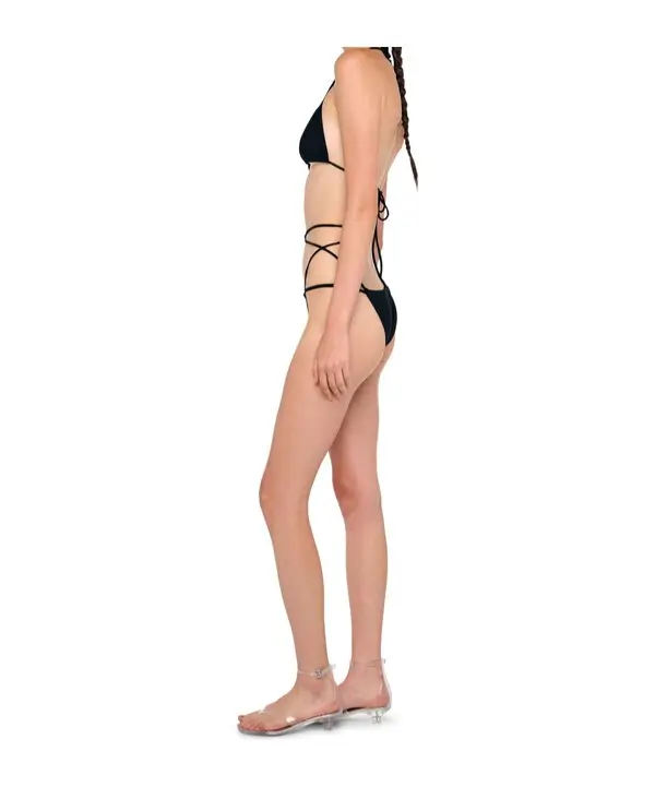 Norma Kamali Criss-cross Bikini Set