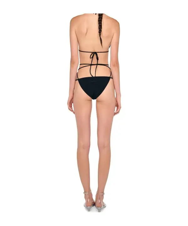 Norma Kamali Criss-cross Bikini Set