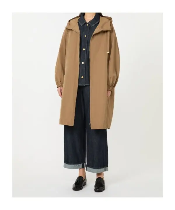 Max Mara Hooded Belted Raincoat