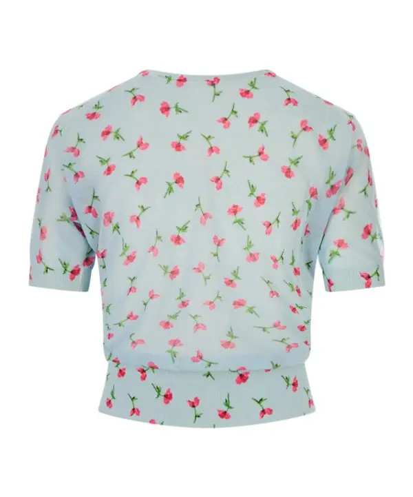 JIL SANDER Floral Print Crewneck T-shirt - Green