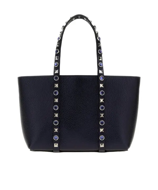 Valentino Garavani Rockstud Top Handle Bag - Black