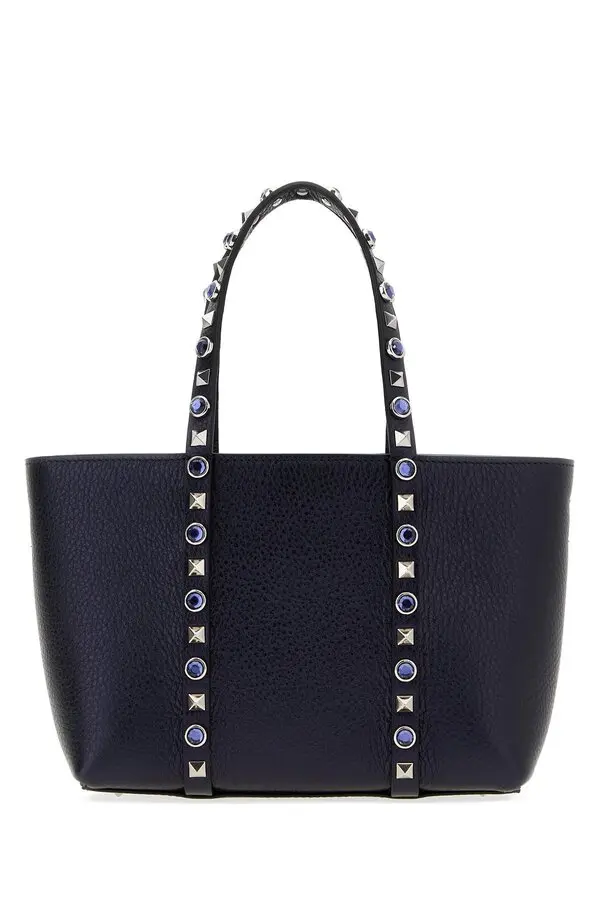 Valentino Garavani Rockstud Top Handle Bag - Black