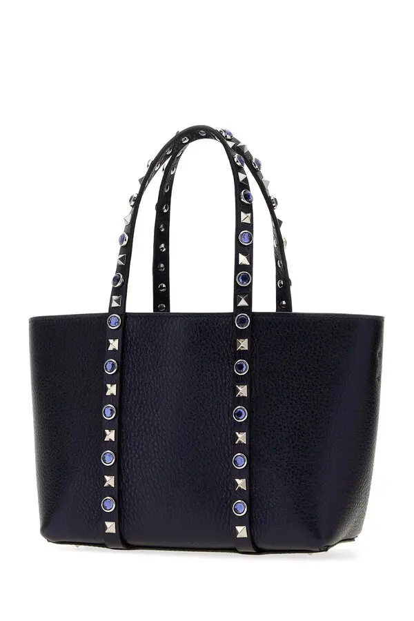 Valentino Garavani Rockstud Top Handle Bag - Black
