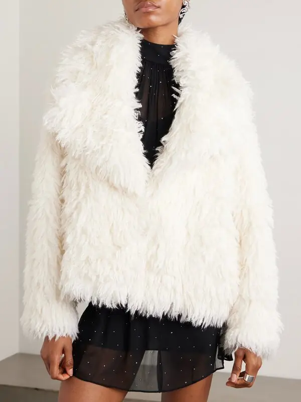 Staud Soprano Jacket Fur