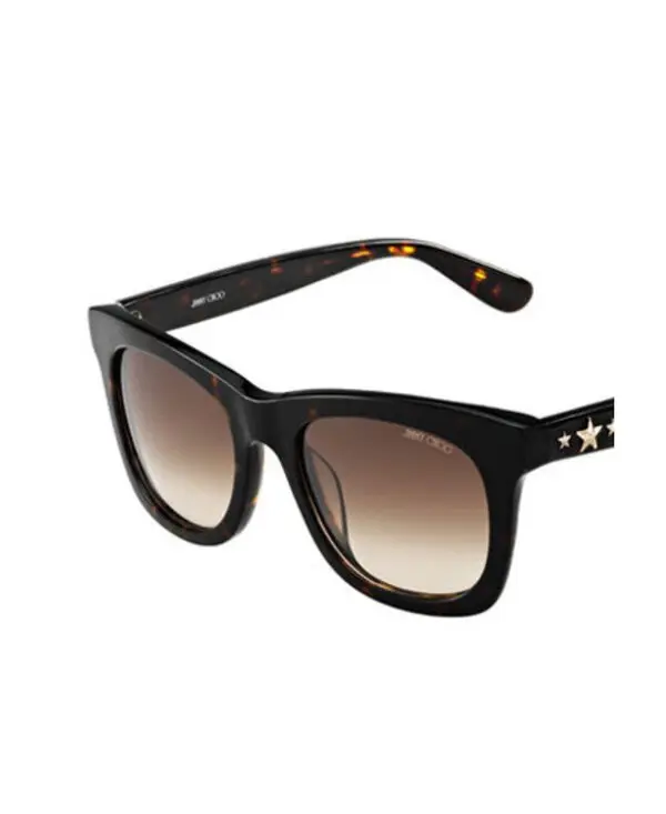 JIMMY CHOO Acetate Logo Star Detail Sunglasses