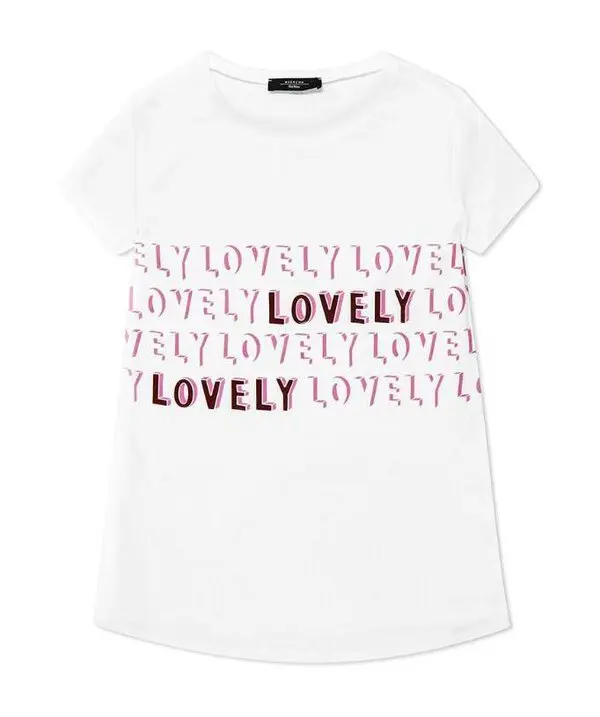 Max Mara Printed T-shirt With Round Neck - White