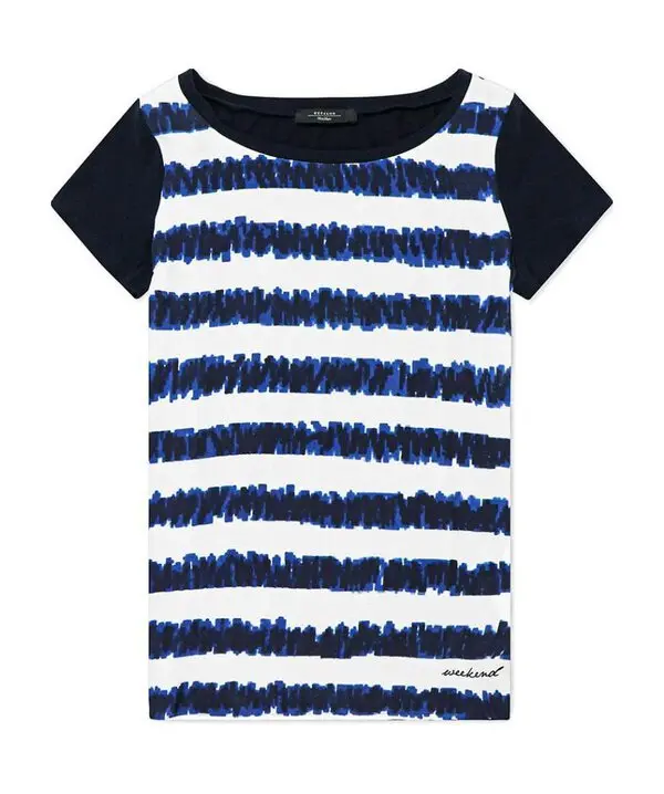Max Mara Round Neck Printed T-shirt