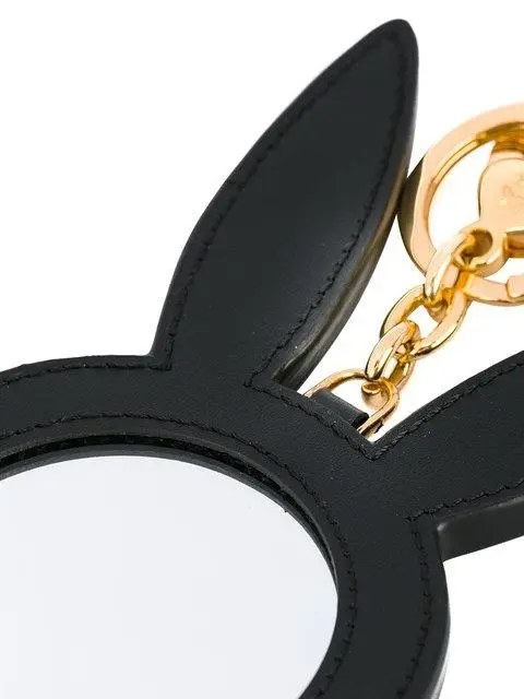 Mcm Logo Printed Keychain