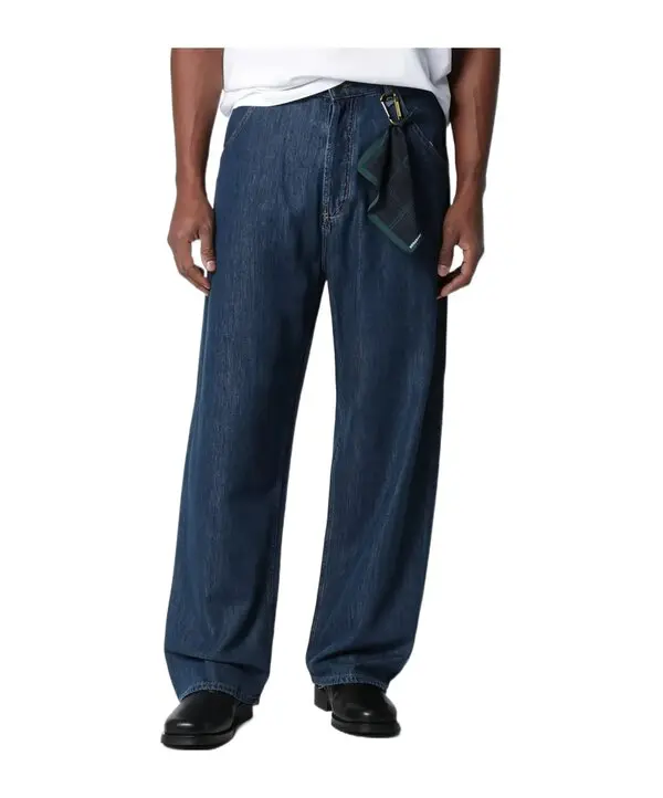 DARKPARK Indigo Blue Cotton-blend Jeans - Black
