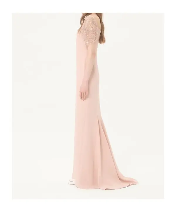 Valentino Garavani Embroidered Couture Cady Long Dress