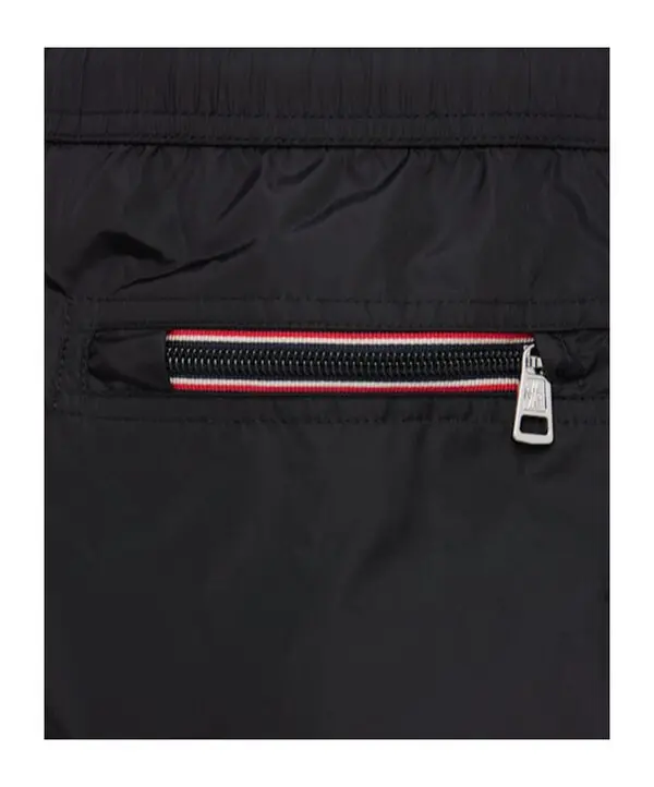 Moncler Logo Patch Nylon Swim Shorts