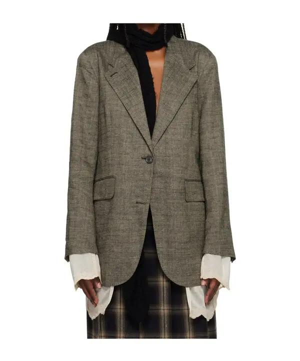 Our Legacy Drip Long-sleeved Suit Jacket