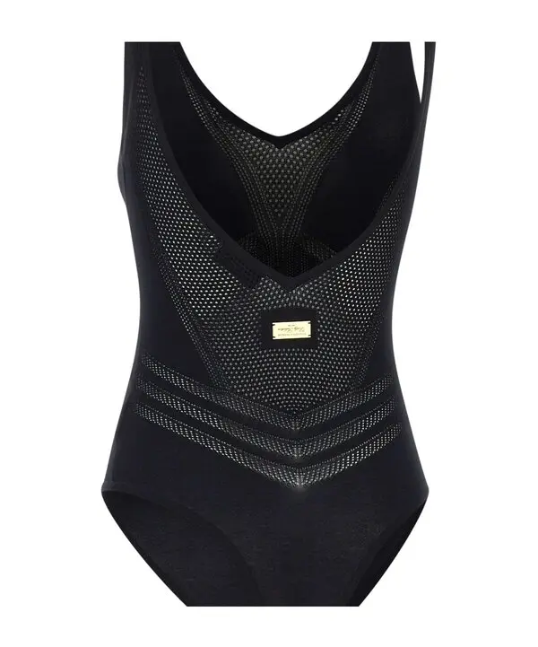 Elisabetta Franchi Openwork Knit Bodysuit