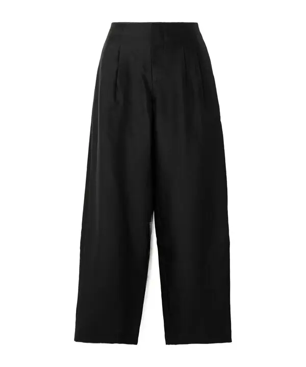 Staud Pleated Wide-leg Trousers