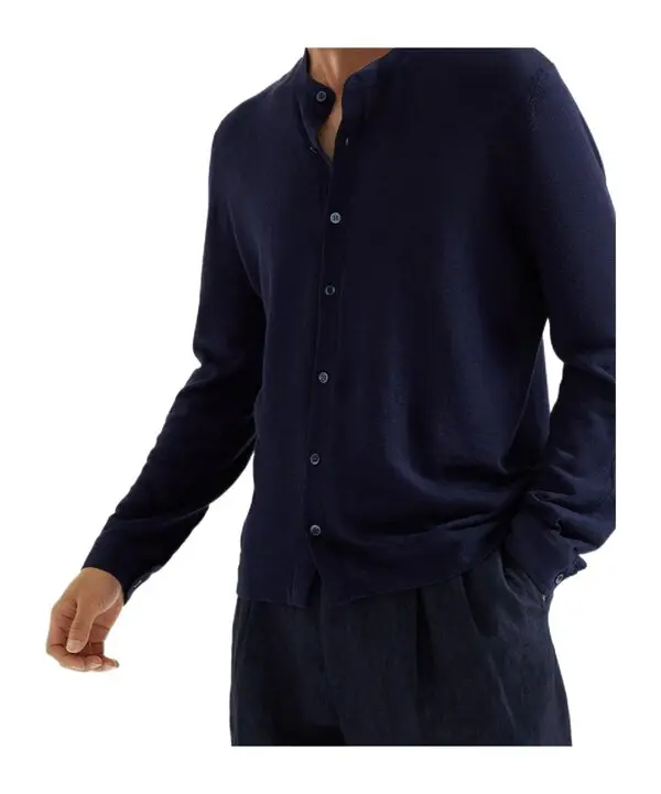 Brunello Cucinelli Button Cardigan - Black