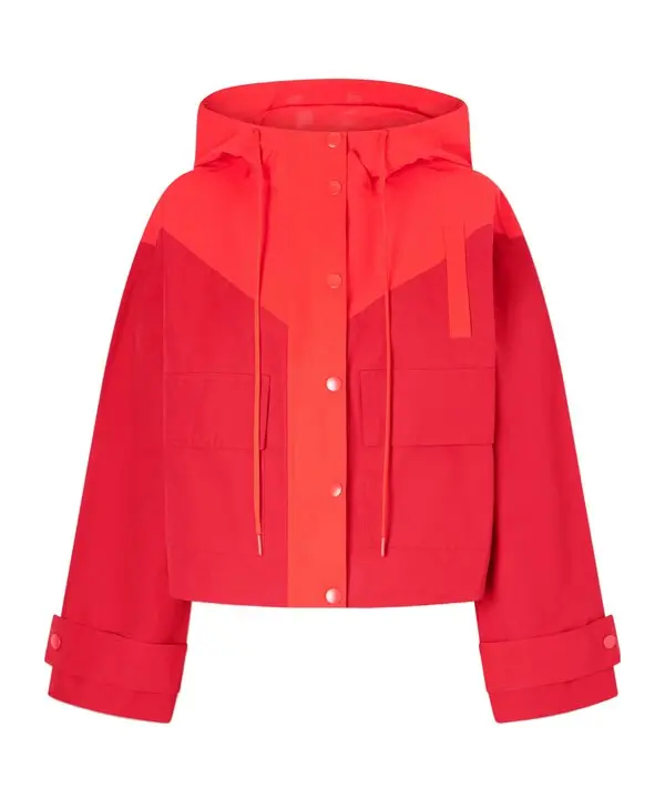 Staud Alta Hooded Jacket - Red