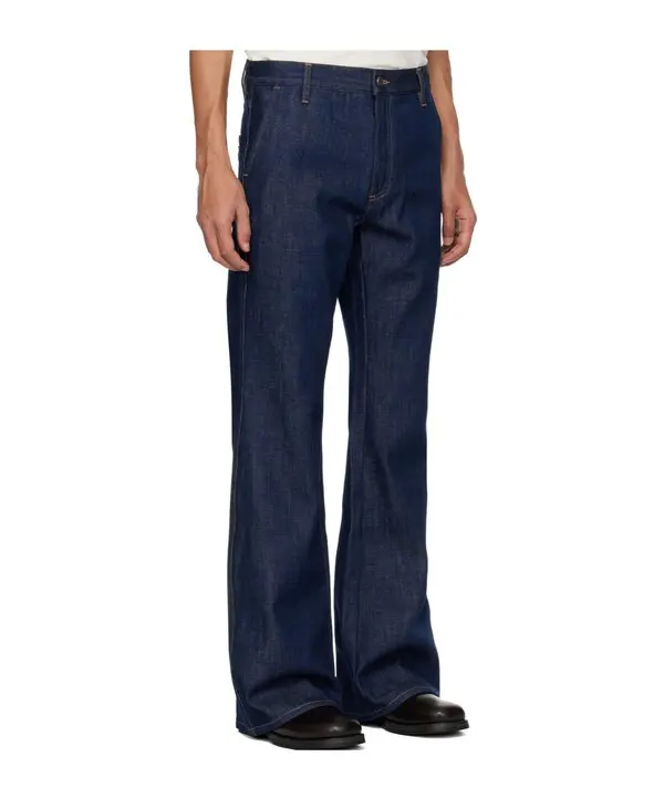 Amiri Raw Boot Cut Jeans