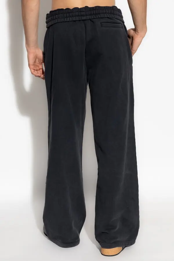 MISBHV Logo Lace-up Track Pants - Black