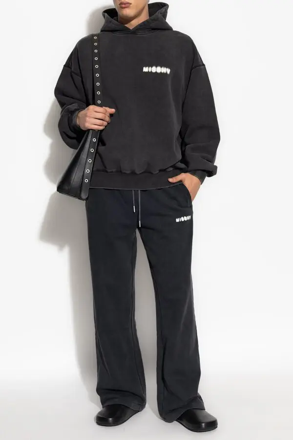 MISBHV Logo Lace-up Track Pants - Black