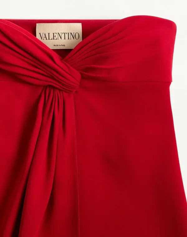 Valentino Garavani Cady Couture Strapless Sweetheart Neckline Maxi Dress