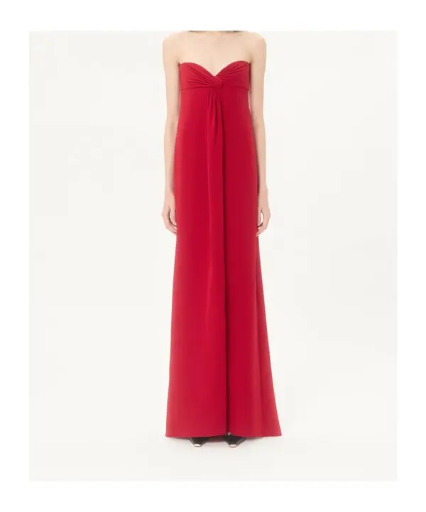 Valentino Garavani Cady Couture Strapless Sweetheart Neckline Maxi Dress