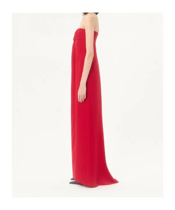 Valentino Garavani Cady Couture Strapless Sweetheart Neckline Maxi Dress