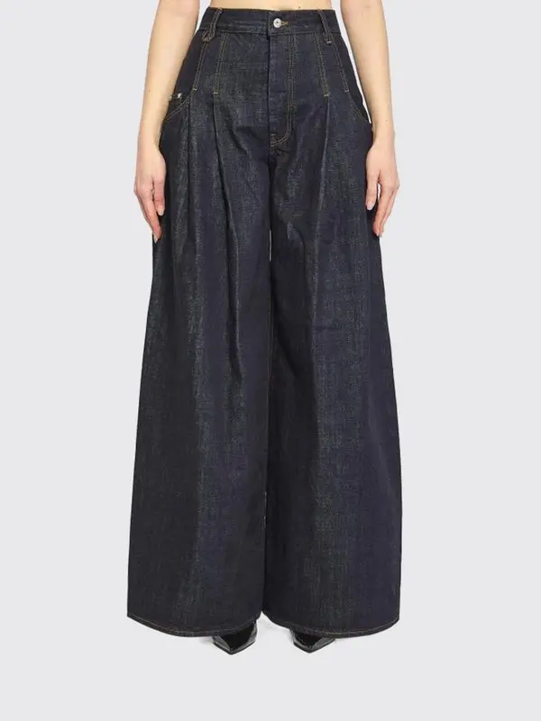 Jacquemus Pleated Wide-leg Jeans