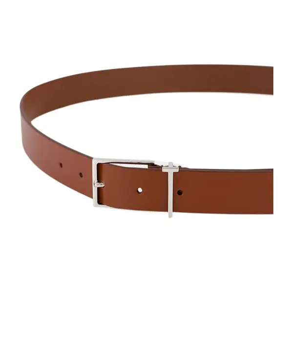 TOM FORD Calf Leather Belt - Brown