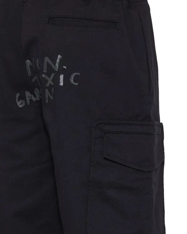Comme Des Garçons Belt Loop Casual Pants With Drawstring