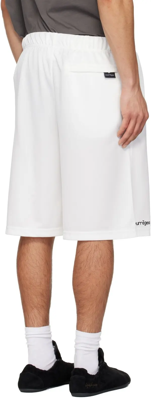 COURREGES Courrèges Logo Detail Drawstring Shorts